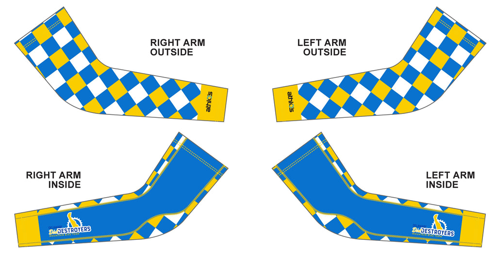 Chase Arm Warmer - Delaware Dirt Destroyers – Athlos Custom