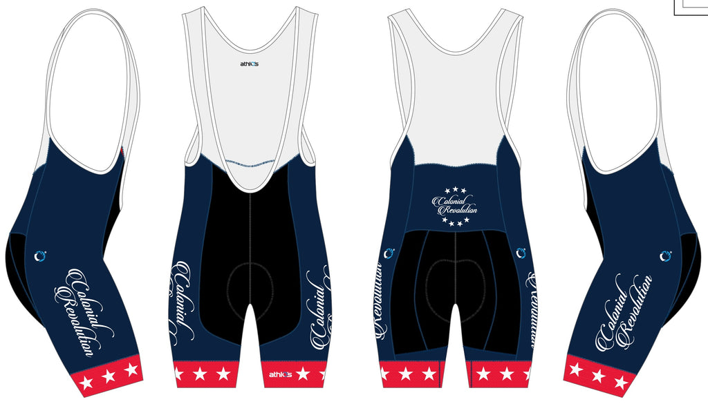 Squad One Bib-Short Men's - Colonial Revolution – Athlos Custom
