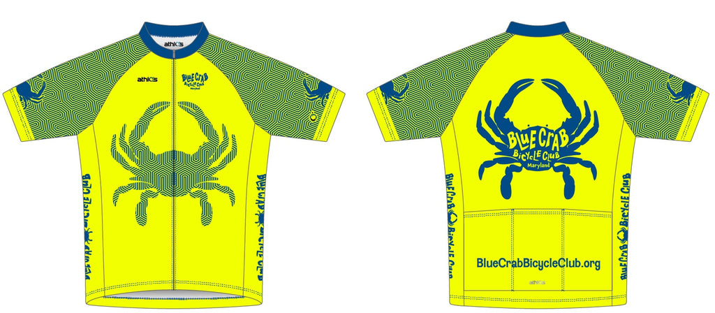 Squad-One Jersey Mens - Blue Crab Bicycle Club – Athlos Custom