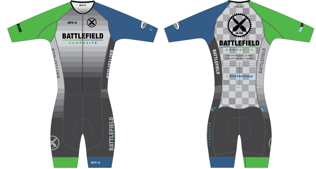 Split-Zero Skin Road Suit Men's - Battlefield Composite – Athlos Custom
