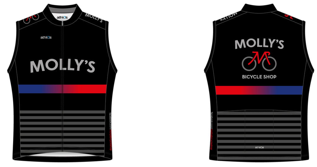 Squad One Sleeveless Jersey Women's - Molly's Bicycle Shop – Athlos Custom