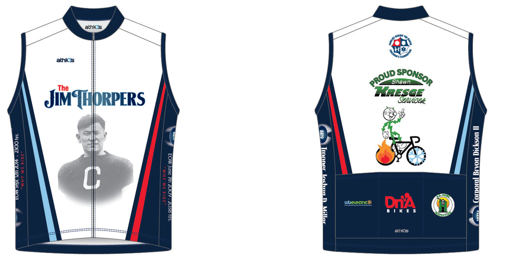 Squad One Sleeveless Jersey Mens - Jim Thorpe – Athlos Custom