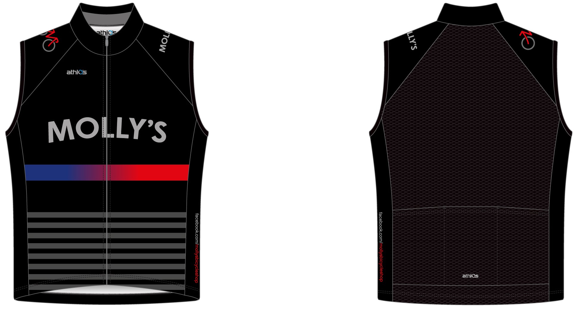 Elements Race Vest Men's - Molly's Bicycle Shop – Athlos Custom